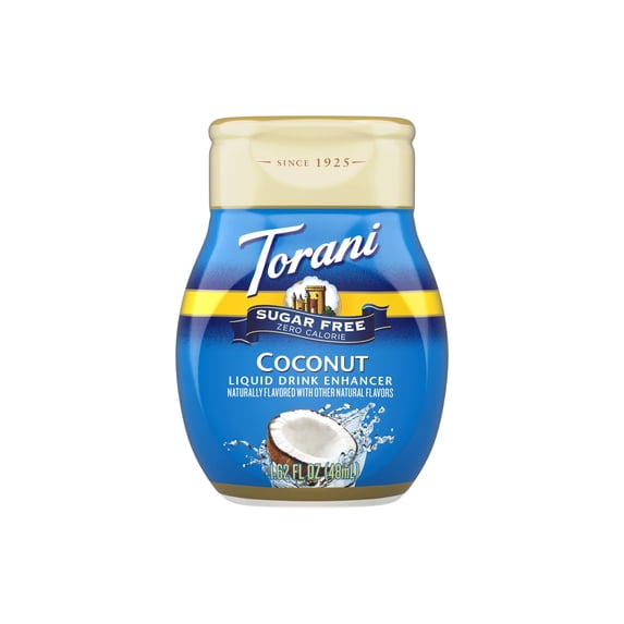 Torani Sugar Free Coconut Liquid Drink Enhancer, 1.62 fl oz - Walmart.com