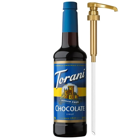 Torani Sugar Free Coffee OKA4 Syrup, Chocolate Flavored Syrup for ...