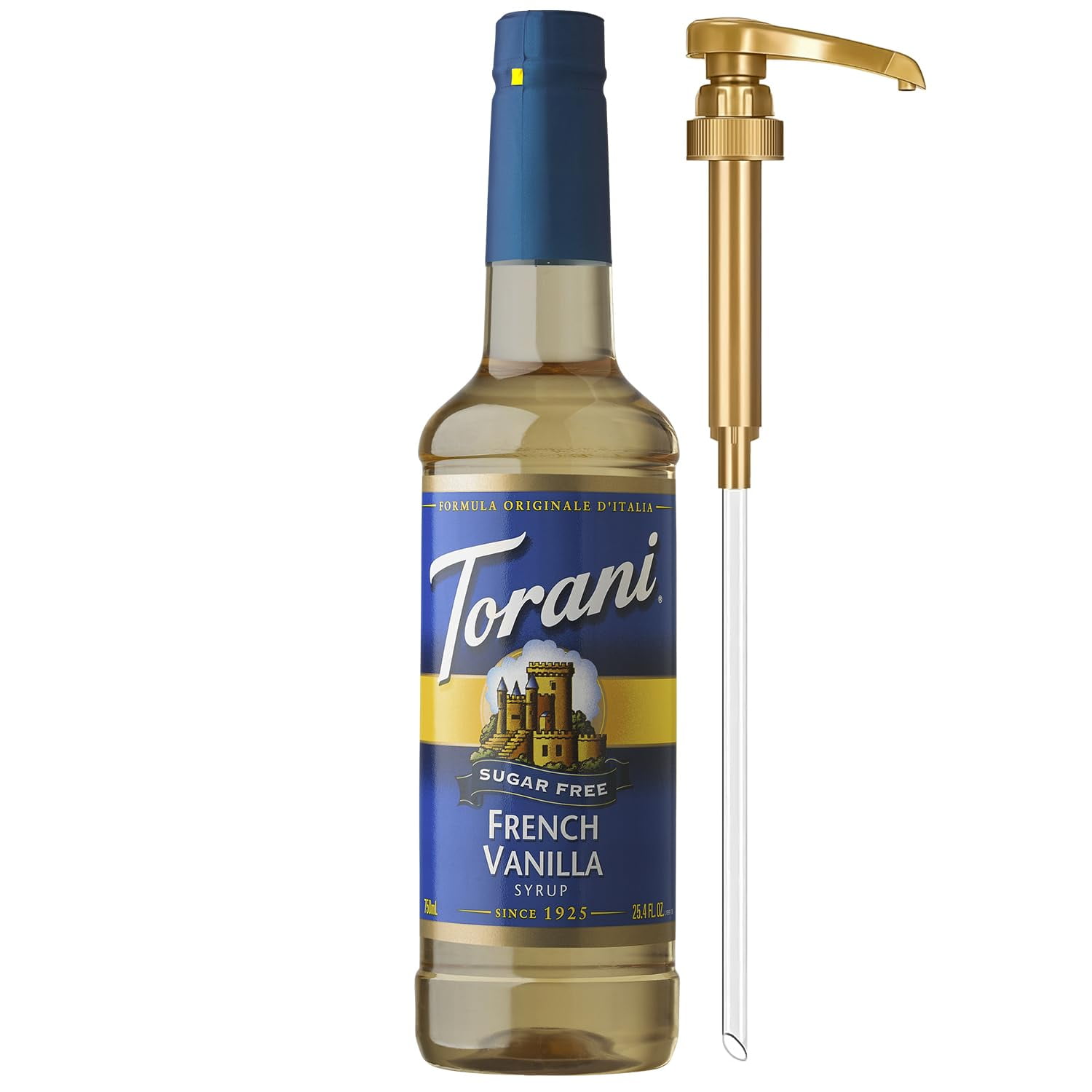 Torani Sugar Free Coffee OKA4 Syrup, French Vanilla Flavored Syrup for ...