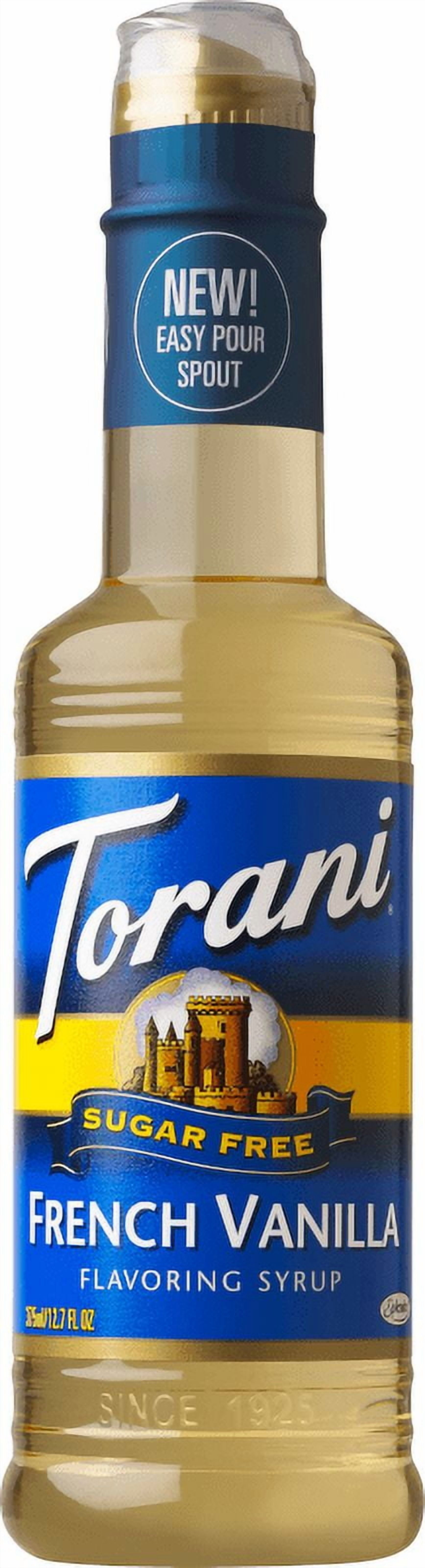 Torani Sugar Free French Vanilla Syrup, Zero Calorie, Authentic ...