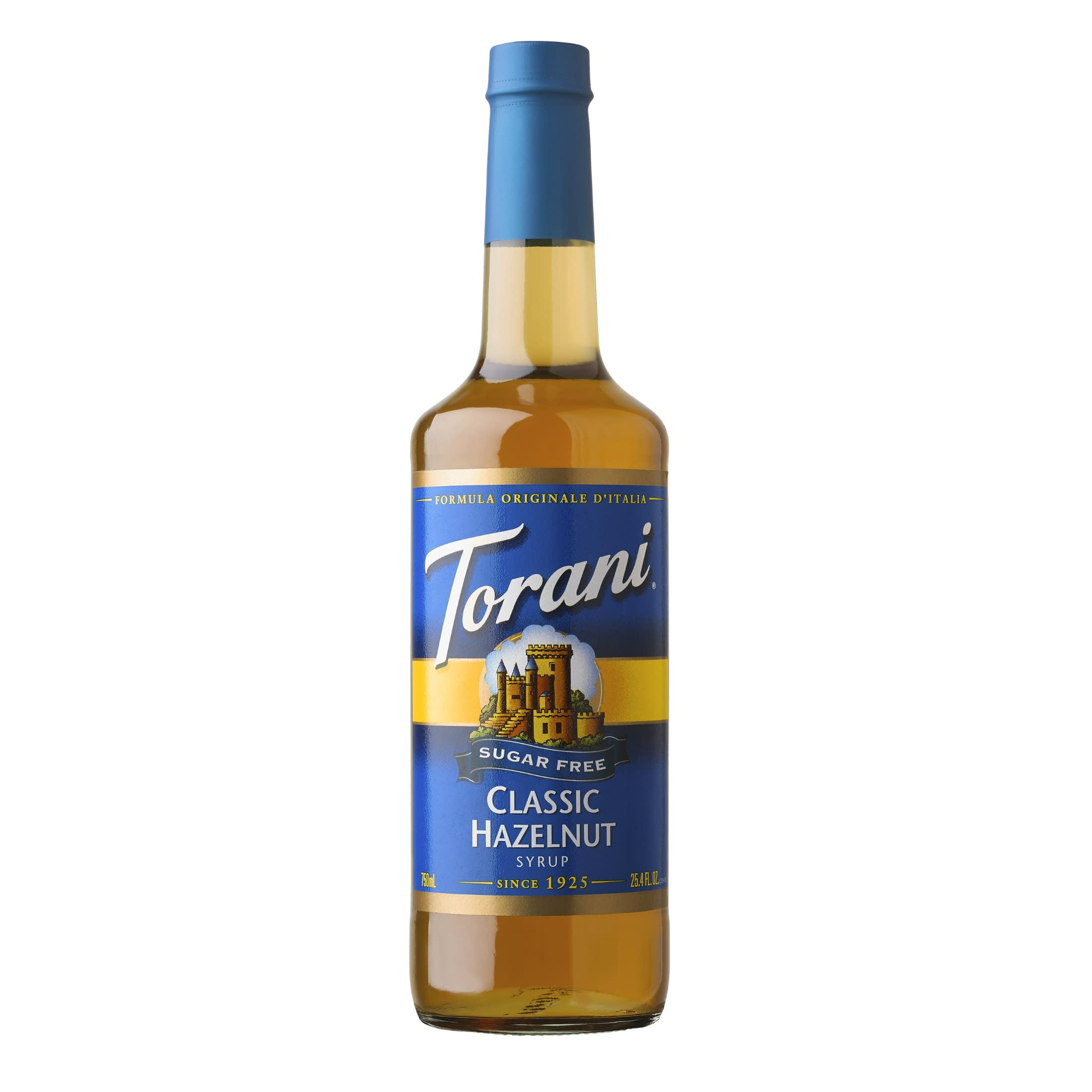 Torani, Sugar Free Classic Hazelnut Syrup, 750ml, Coffee Flavoring ...