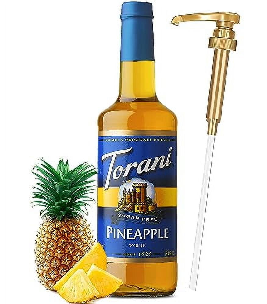 Torani Pineapple Syrup with Little Squirt Pump 750ml 25.4 Oz - Walmart.com