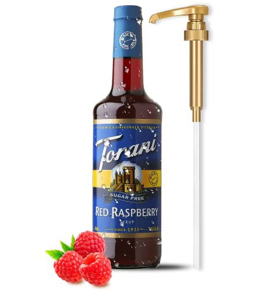 Torani Sugar Free Red .. Raspberry Syrup with Little .. Squirt Syrup ...