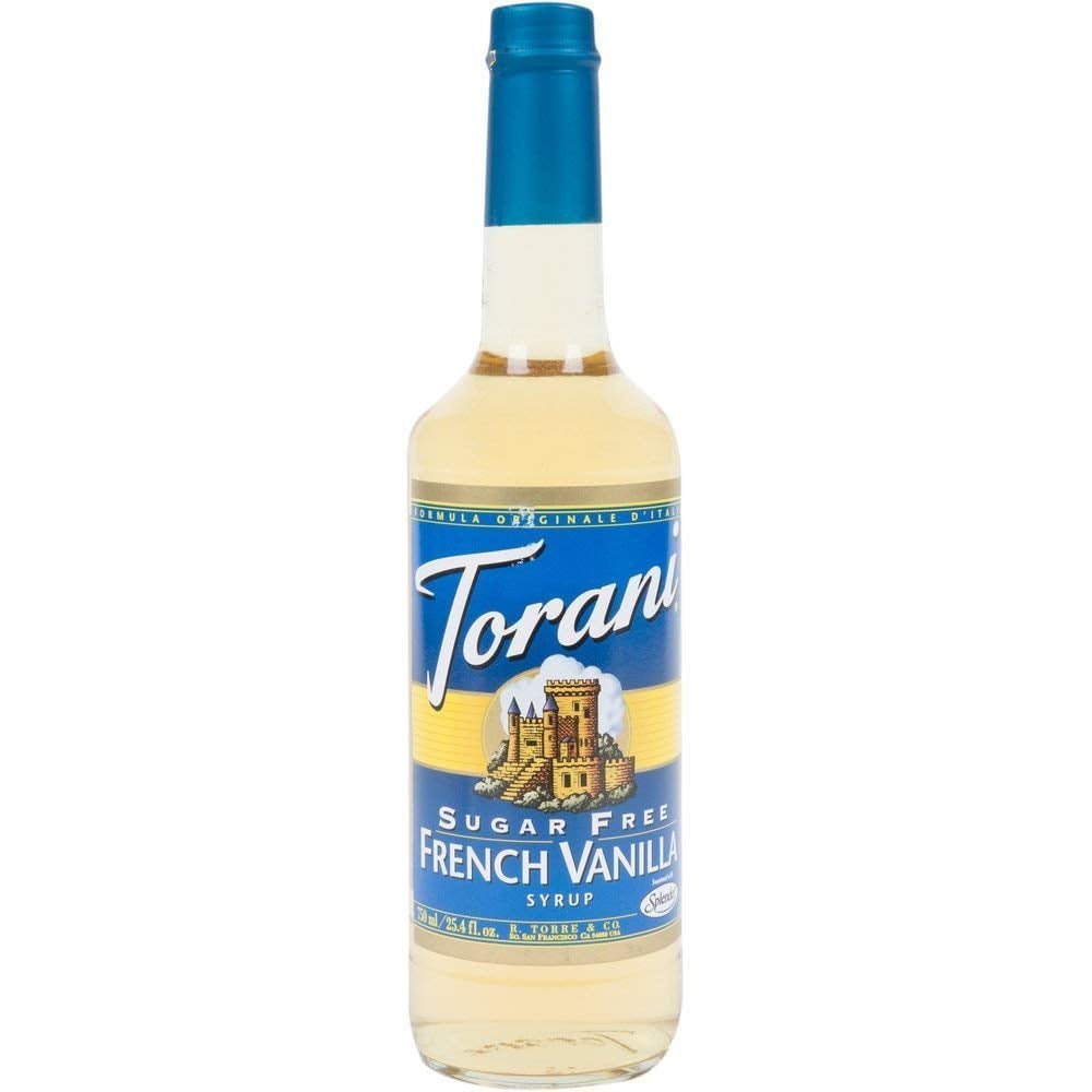 Torani Sugar Free Syrup, French Vanilla, 25.4 Fl Oz, (Pack Of 1 ...