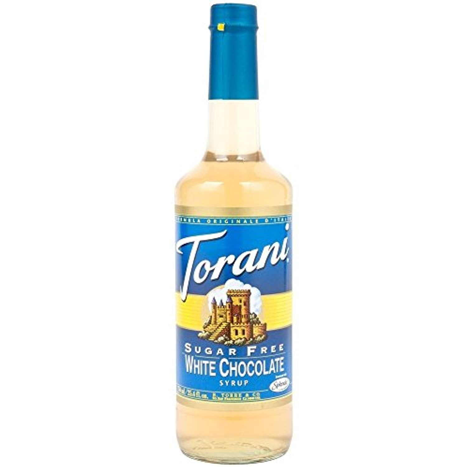 Torani Zero Sugar Free White Chocolate Syrup with Splenda, 750 ml ...