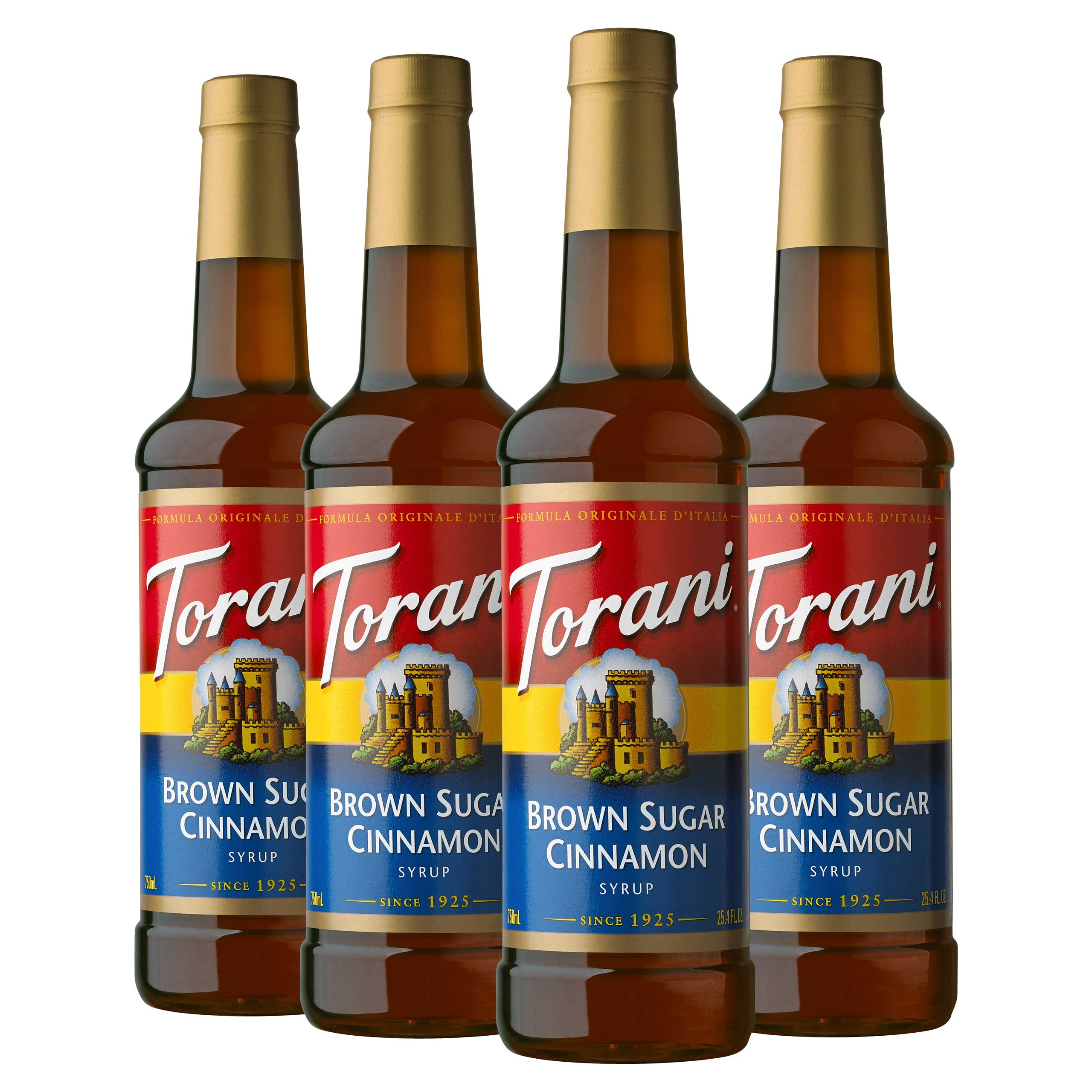 Torani Syrup, Brown Sugar Cinnamon, 25.4 Ounces (Pack Of 4) Packaging ...
