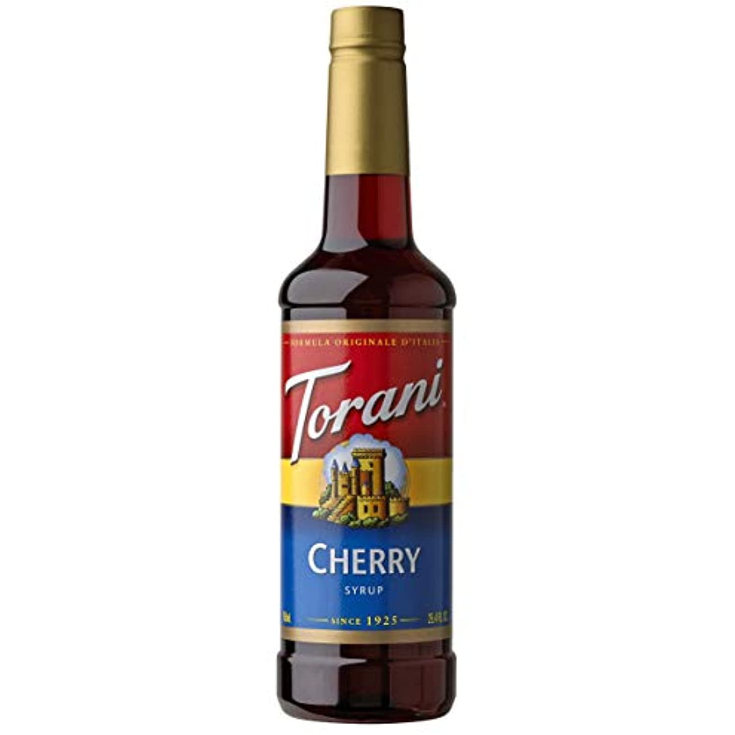 Torani Cherry Flavor Syrup, 25.4 Ounce, Kosher, Ideal for Coffees, Teas ...