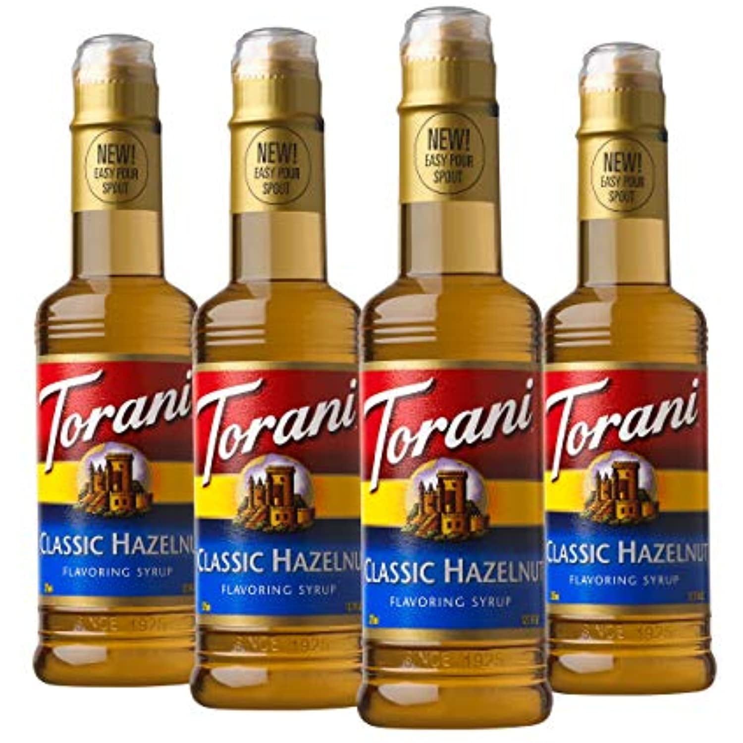 Torani Syrup, Classic Hazelnut Flavor, 12.7 Fl Oz Pack of 4 - Walmart.com