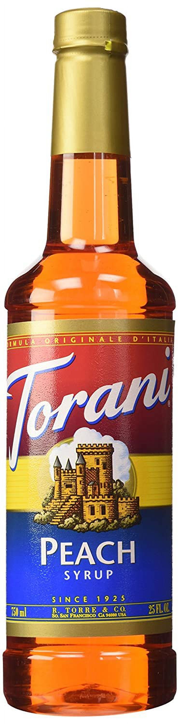 Torani Peach Syrup, Real Food Flavors, 25.4 Ounce - Walmart.com