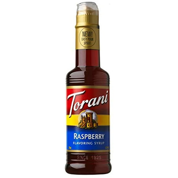 Torani Raspberry Flavor Syrup, 12.7 Ounces, Gold Standard of Flavor ...