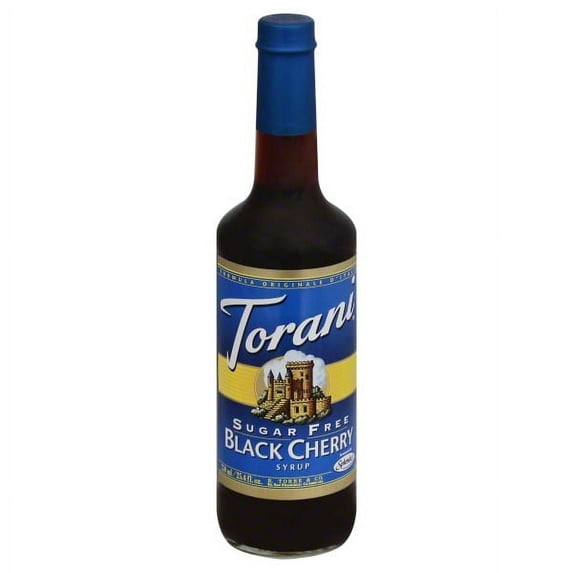 Torani Black Cherry Syrup 25.4 OZ with Bing Cherry Flavor for Beverages ...