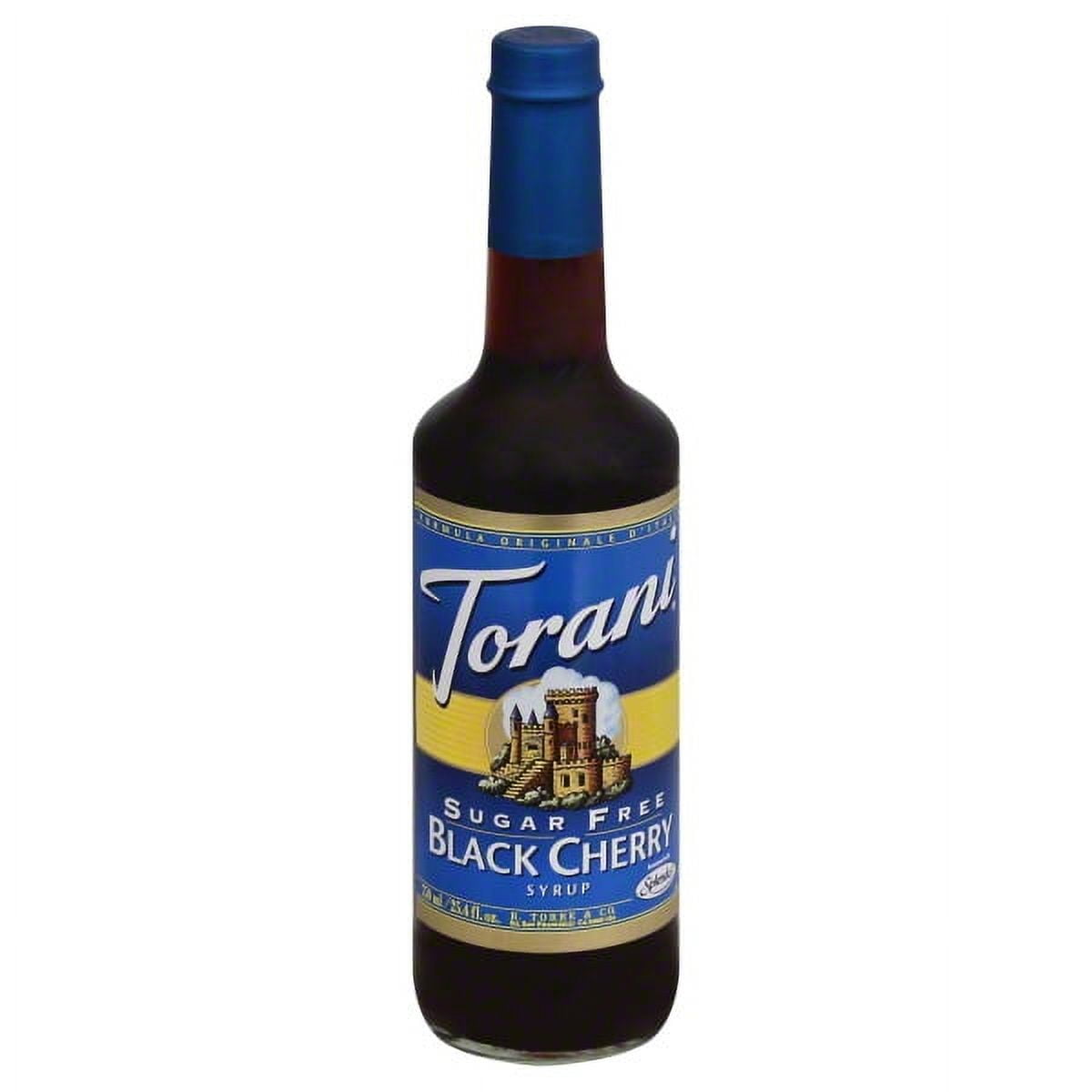 R Torre Torani Sugar Free Black Cherry Syrup, Sweetened with Splenda ...
