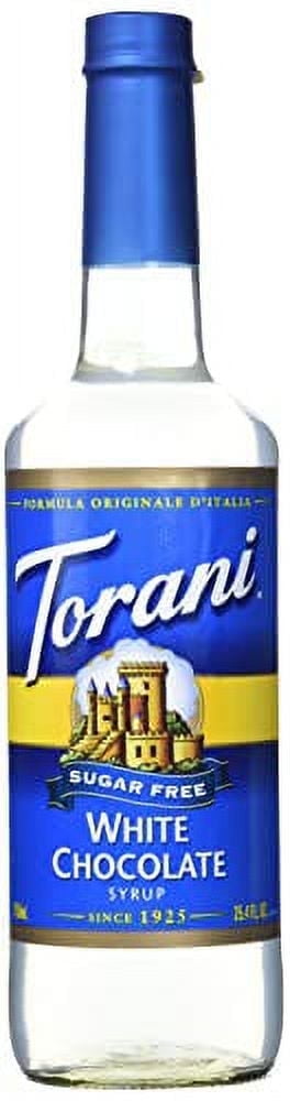Torani Sugar-Free White Chocolate Syrup - Flavor for Coffee and More ...