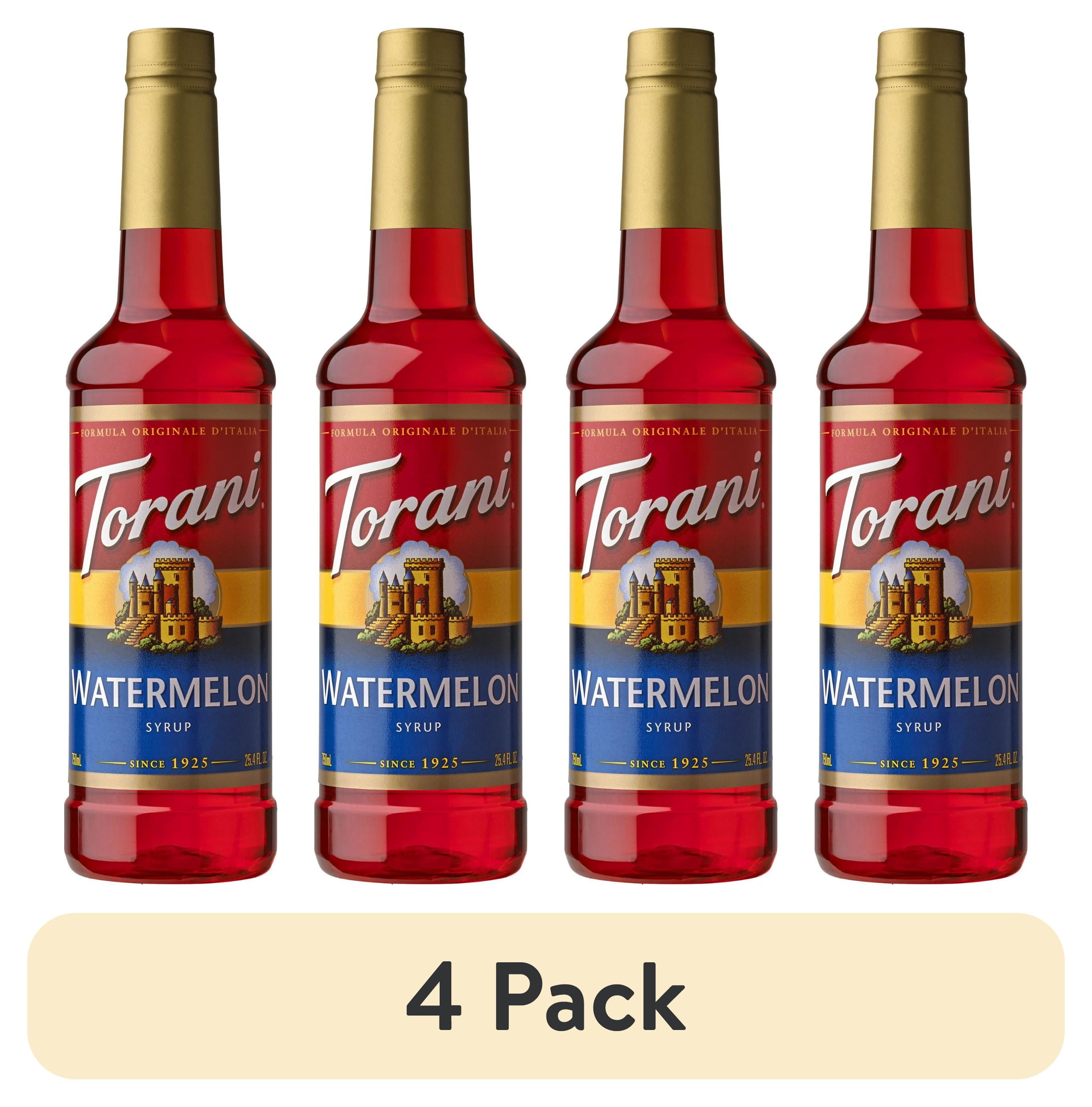 (4 pack) Torani Watermelon Flavoring Syrup, 25.4 Fl Oz - Walmart.com