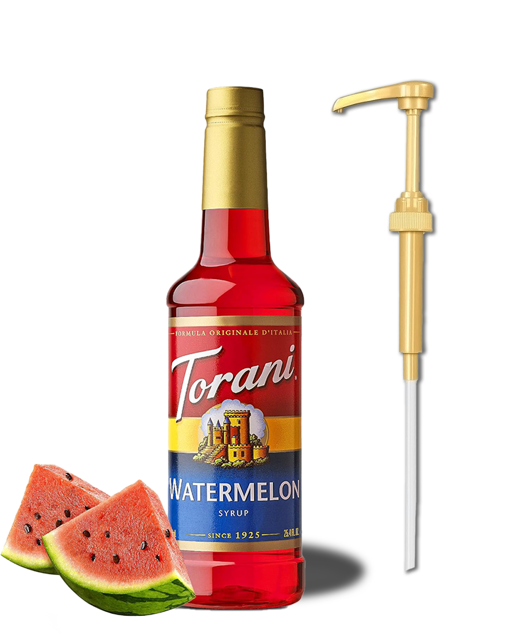 Torani Watermelon Syrup, 25.4 fl oz Bottle, Sweet Flavor for Cocktails ...