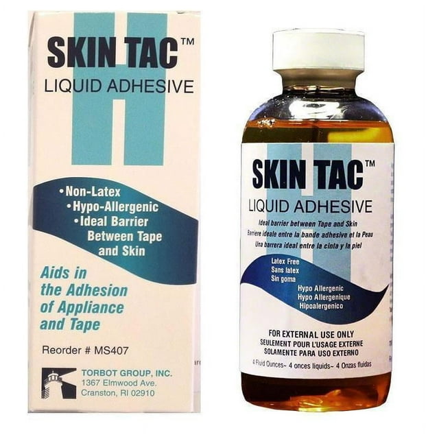 Skin-Tac Hypo-allergenic Liquid Adhesive Barrier | Skin Prep Protective ...