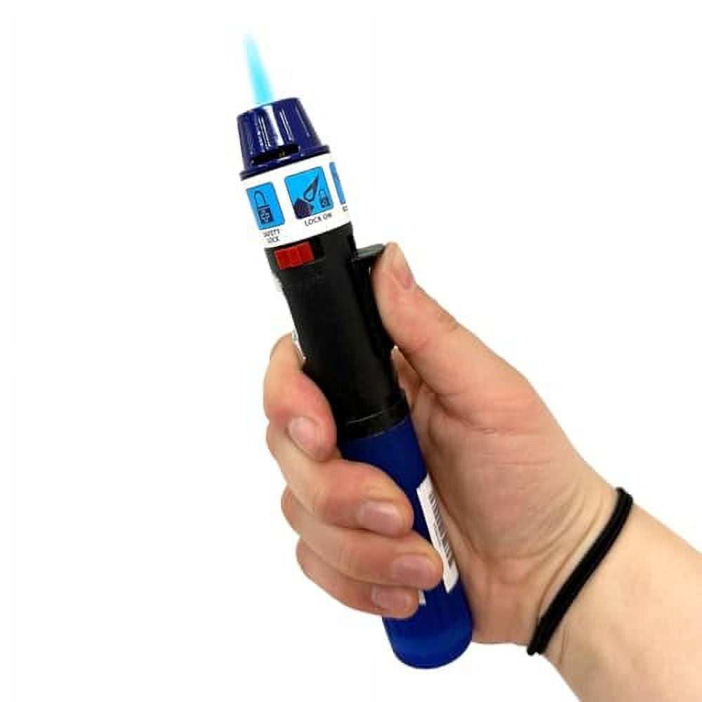 Torch Blue Refillable Pre-Filled Ready to Use Torch Stick with Bottle ...