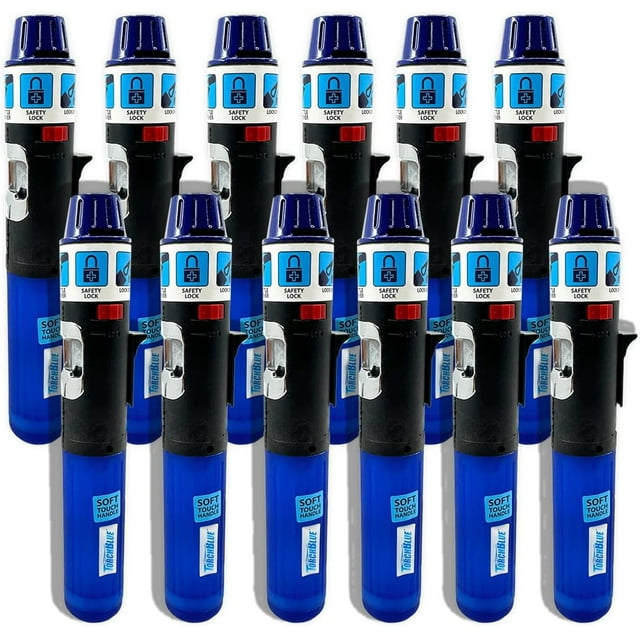 Torch Blue Refillable Pre-Filled Ready to Use Torch Stick with Bottle ...