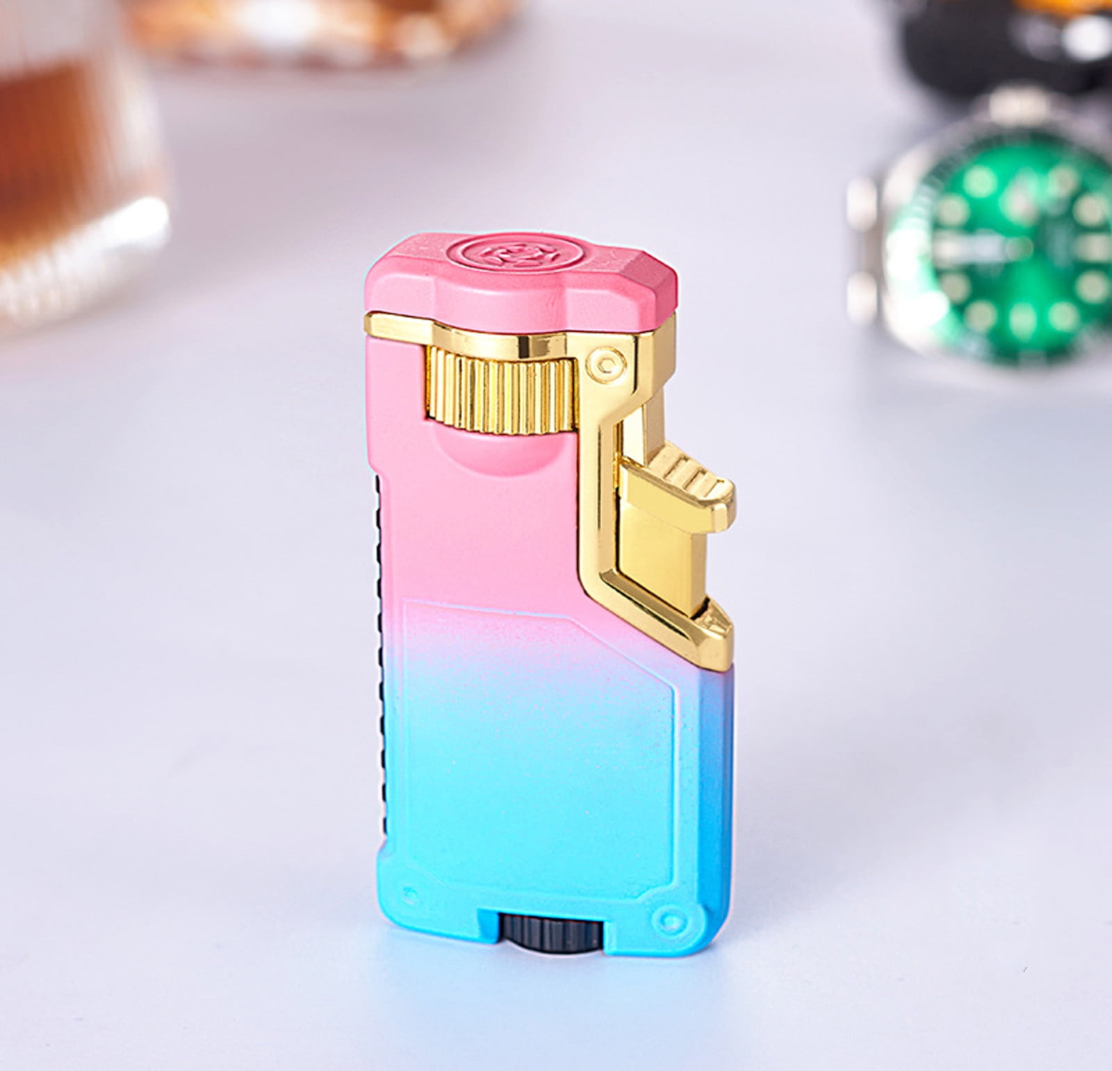 Torch Color Flame Gradient Lighter, Convertible Flame Color Lighter ...