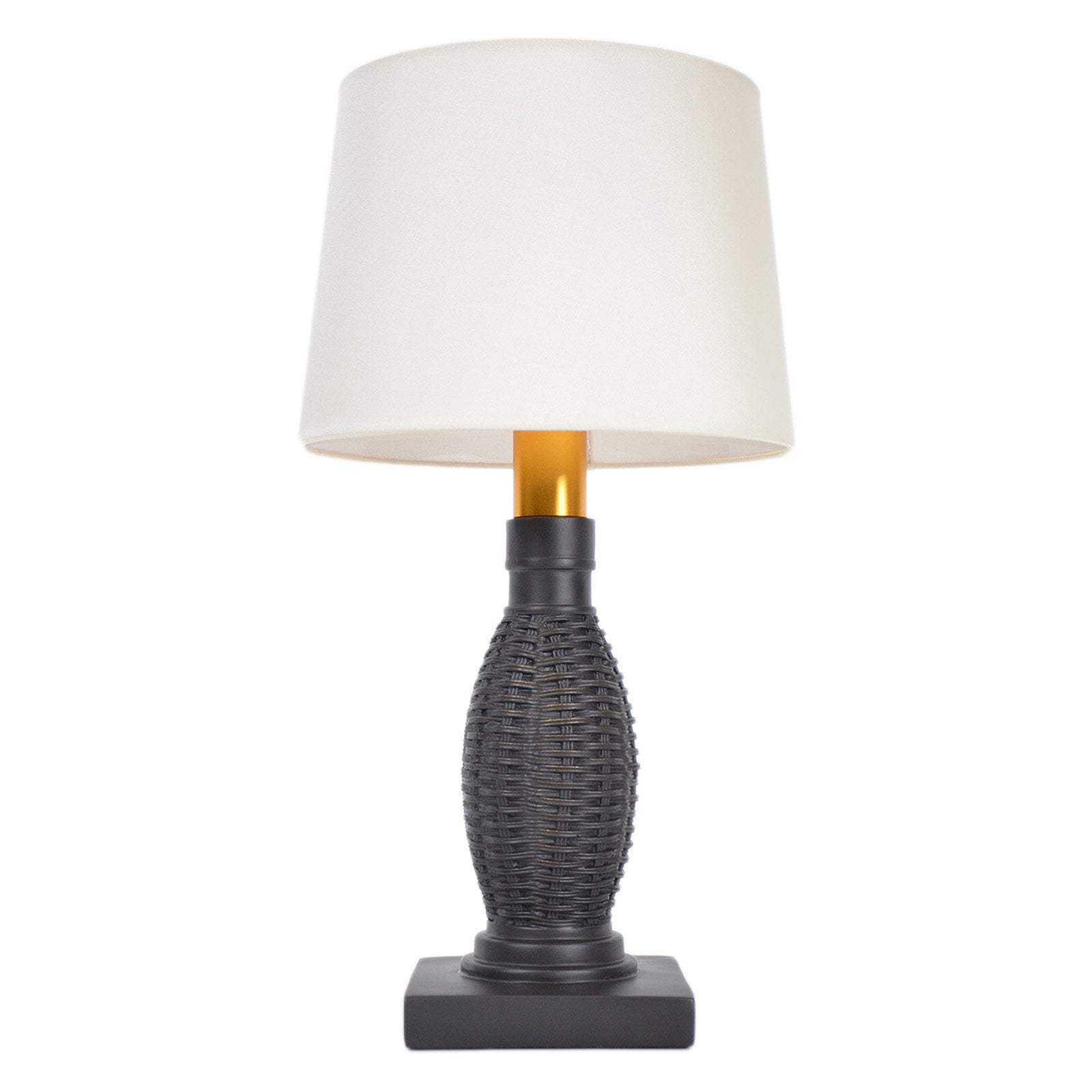 TorchLight OW1313B Wireless All-Weather Wicker Table Lamp - Walmart.com