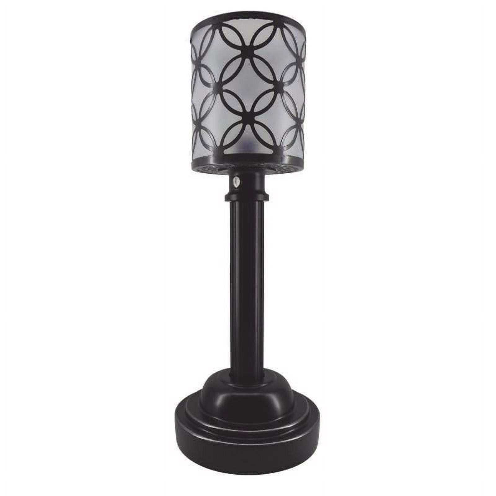 Torch Light Indoor-Outdoor Cordless LED Table Lamp, 17" H, Pewter ...