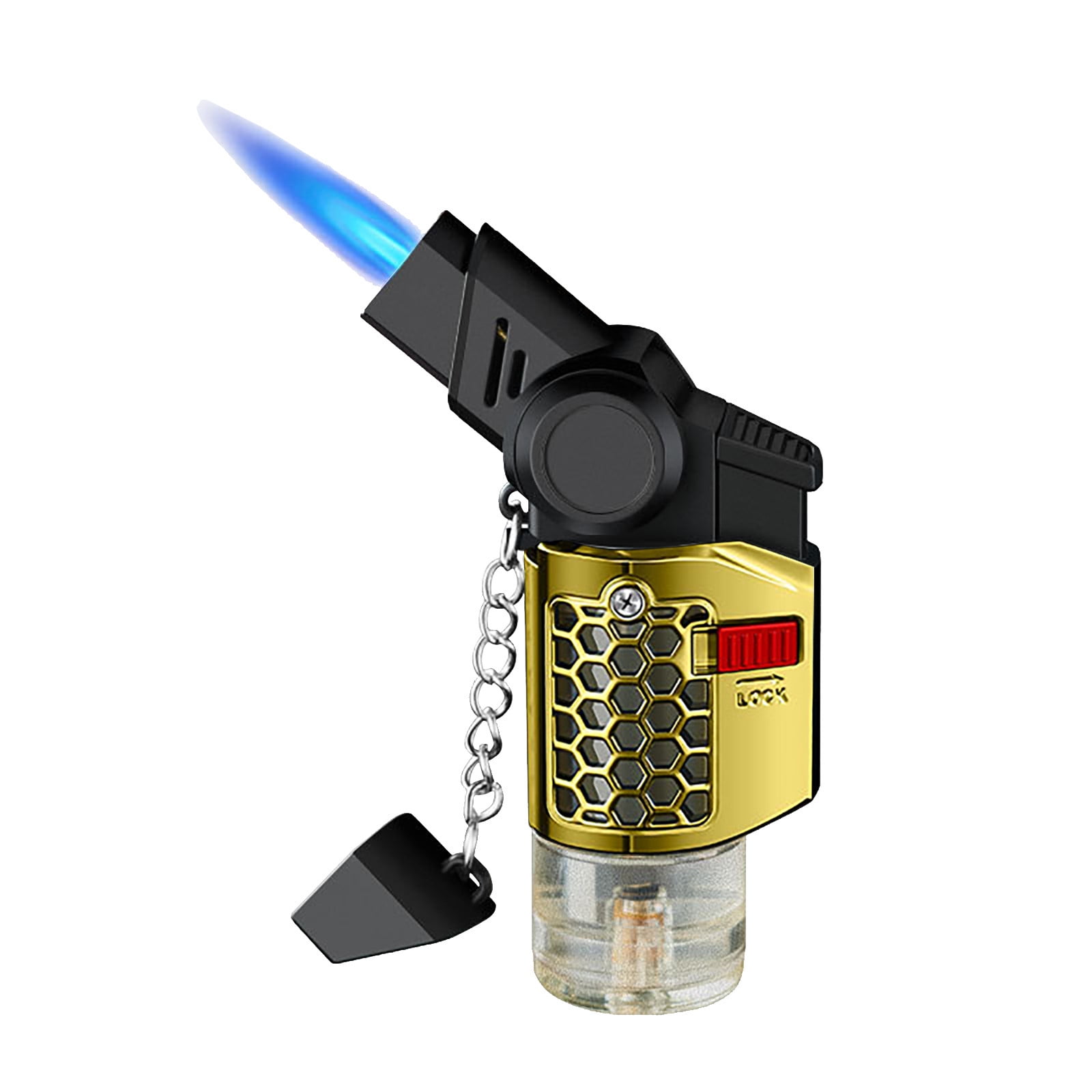 Torch Lighter, 30° & 45° Rotatable Jet Flame, with Safety Lock, Butane ...