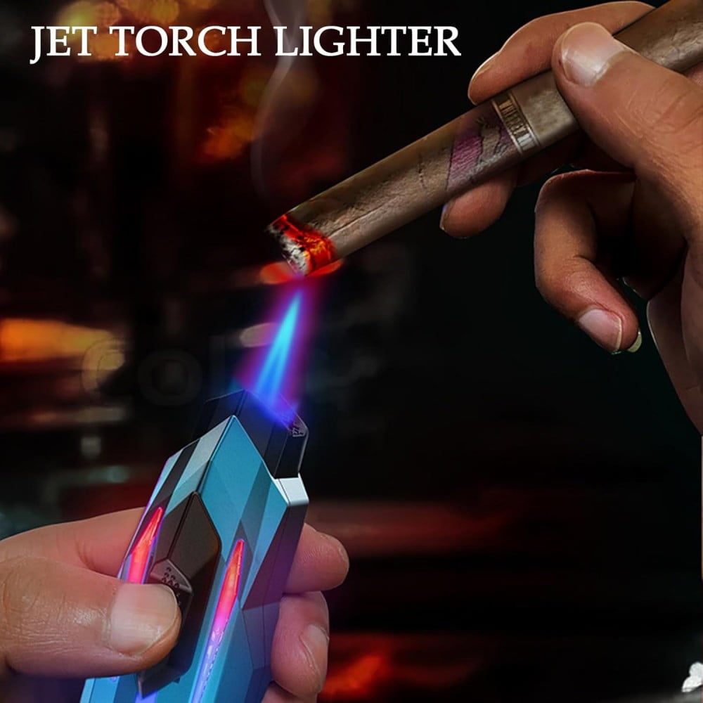 Torch Lighter, 4 Pack Jet Flame Torch Lighters, Cool Lighter Refillable ...