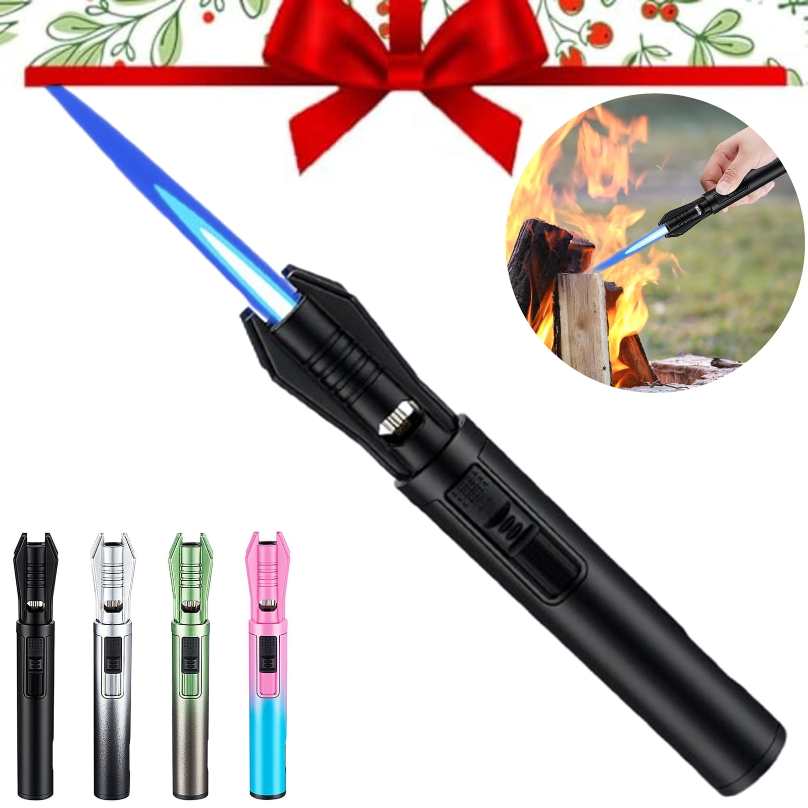 Torch Lighter Butane Lighter Refillable Flame Torch Lighters Windproof ...