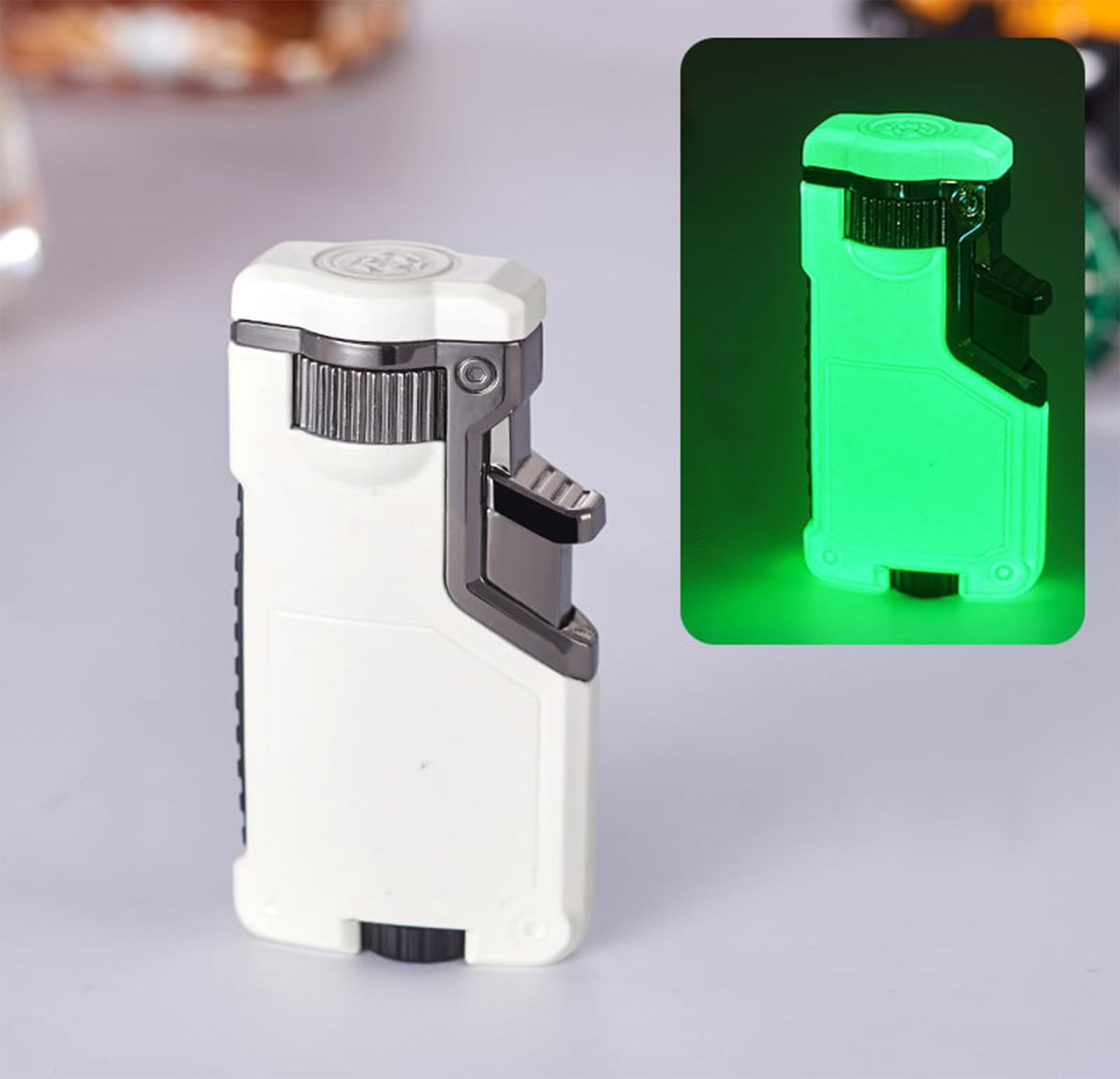 Torch Lighter,Convertible Flame Color Lighter,Three-Color Flame with ...