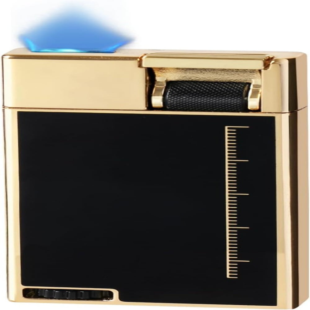 Torch Lighter, Cool Butane Torch Lighter, Flat Jet Flame Refillable Butane Lighters, Unique Slim ...