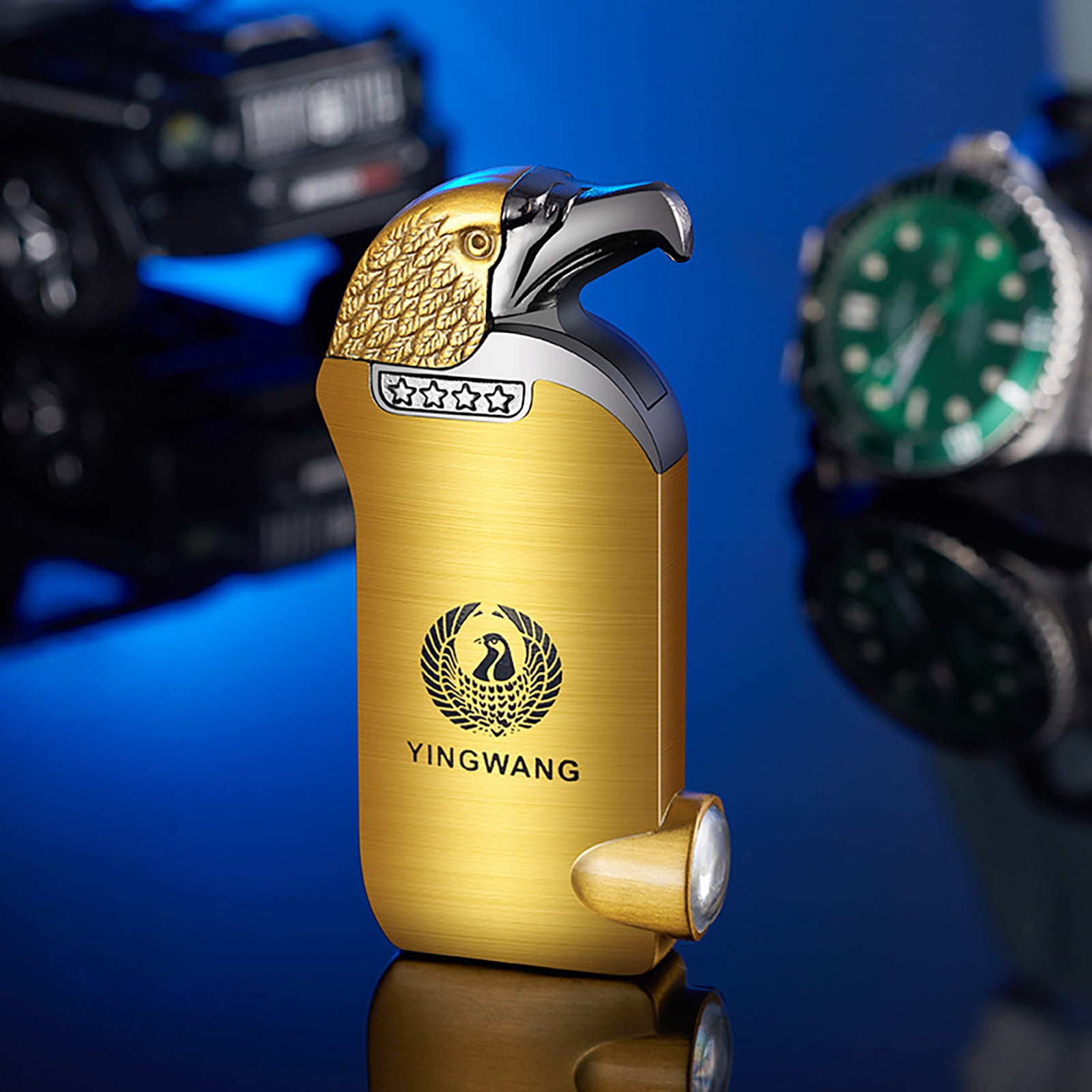 Torch Lighter, Eagle Double Flame Lighter, Windproof Jet Flame Lighter ...