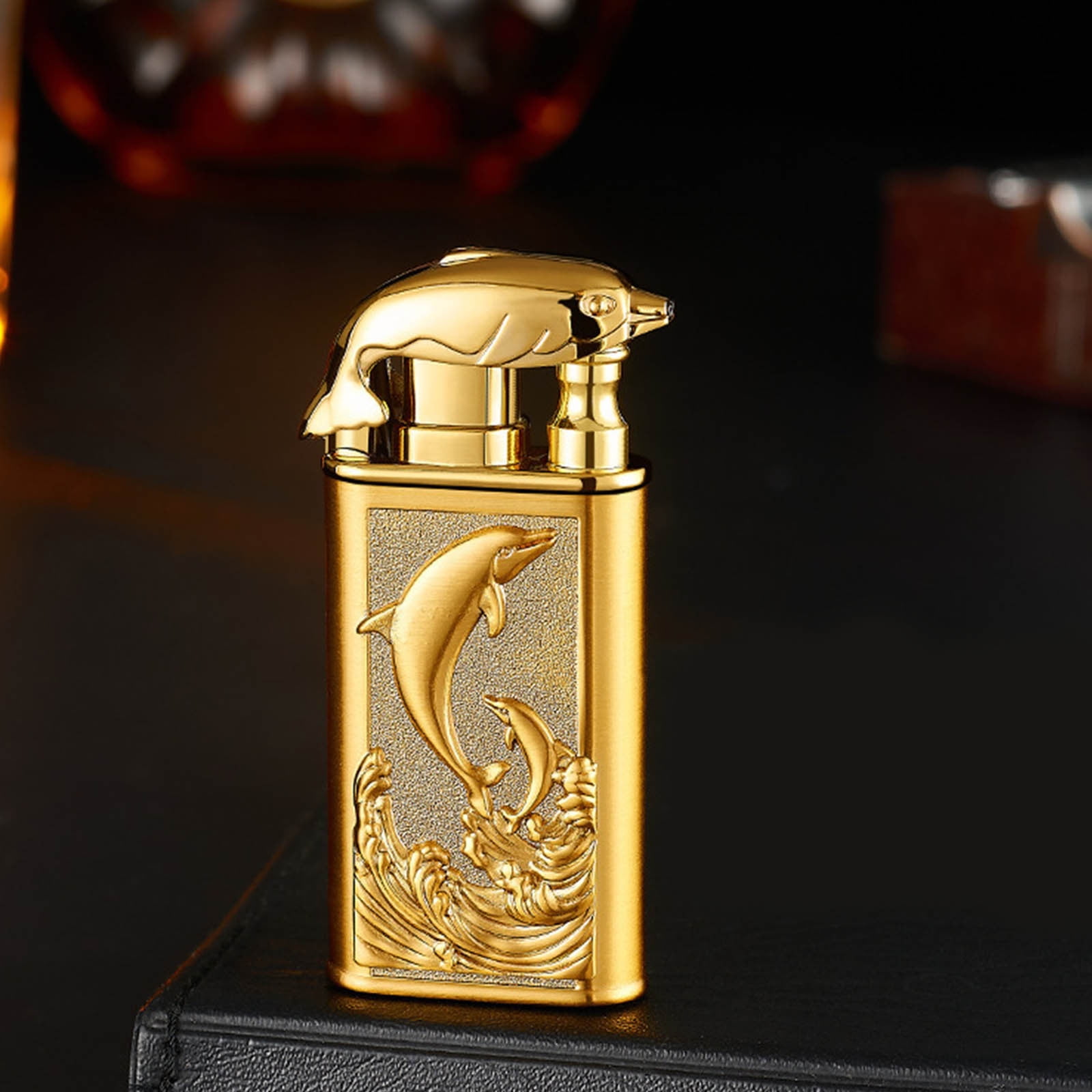 Torch Lighter, Embossed Dragon Double Flame Lighter, Windproof Jet ...