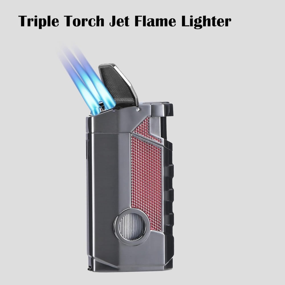 Torch Lighter, Refillable and Adjustable Flame Butane Torch Lighter ...