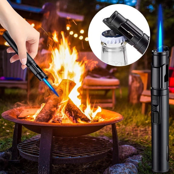 Torch Lighters Refillable Butane Lighter with Visible Fuel Window ...
