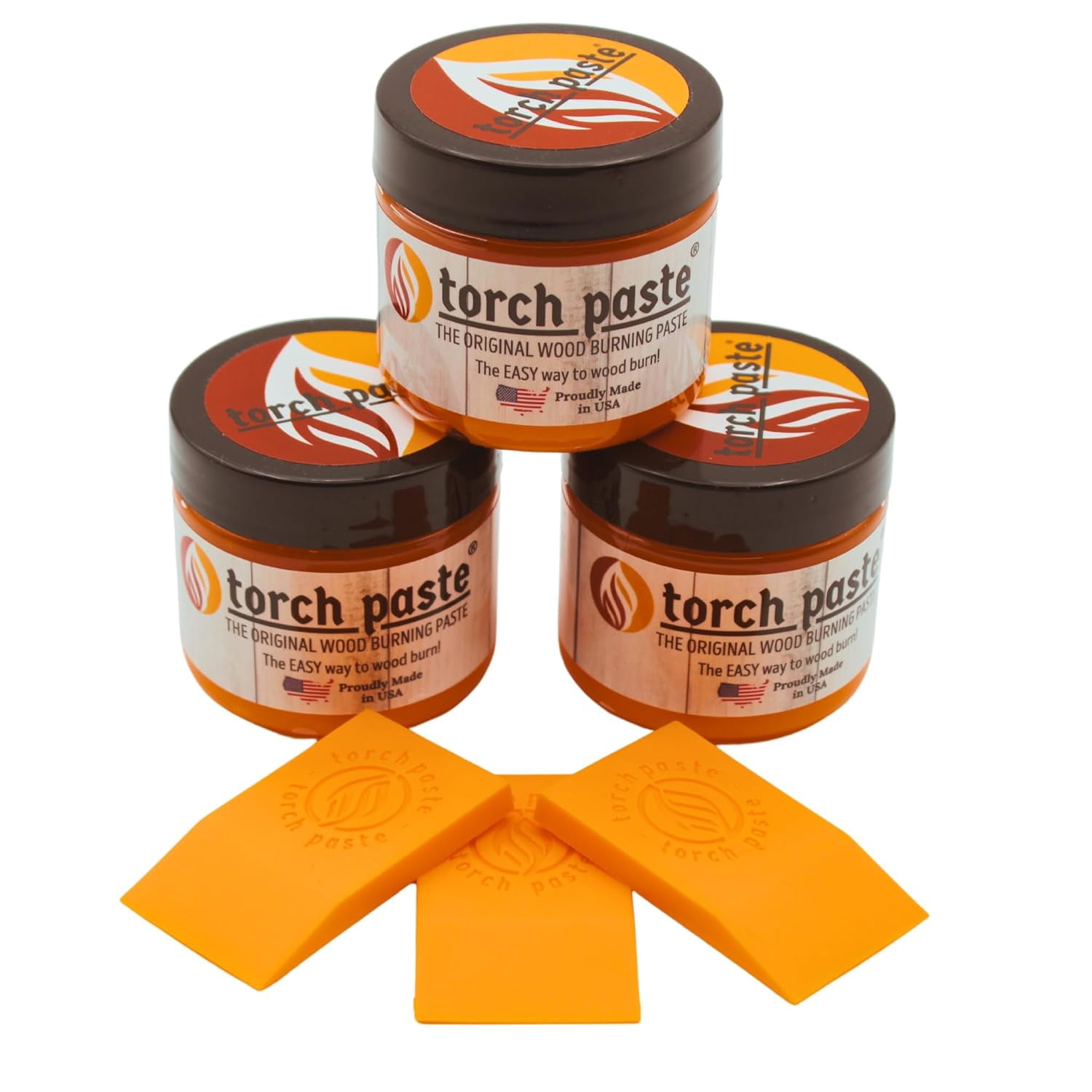 Torch Paste - The Original Wood Burning Paste | Made in USA Heat Activated Non-Toxic Paste for ...