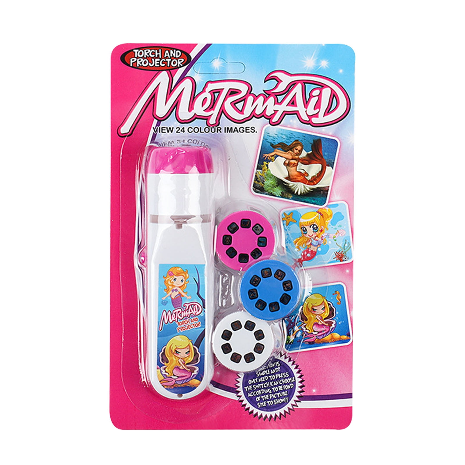 Torch Projector Projection Lighting Story Torches Light Toy Slide Lamp ...