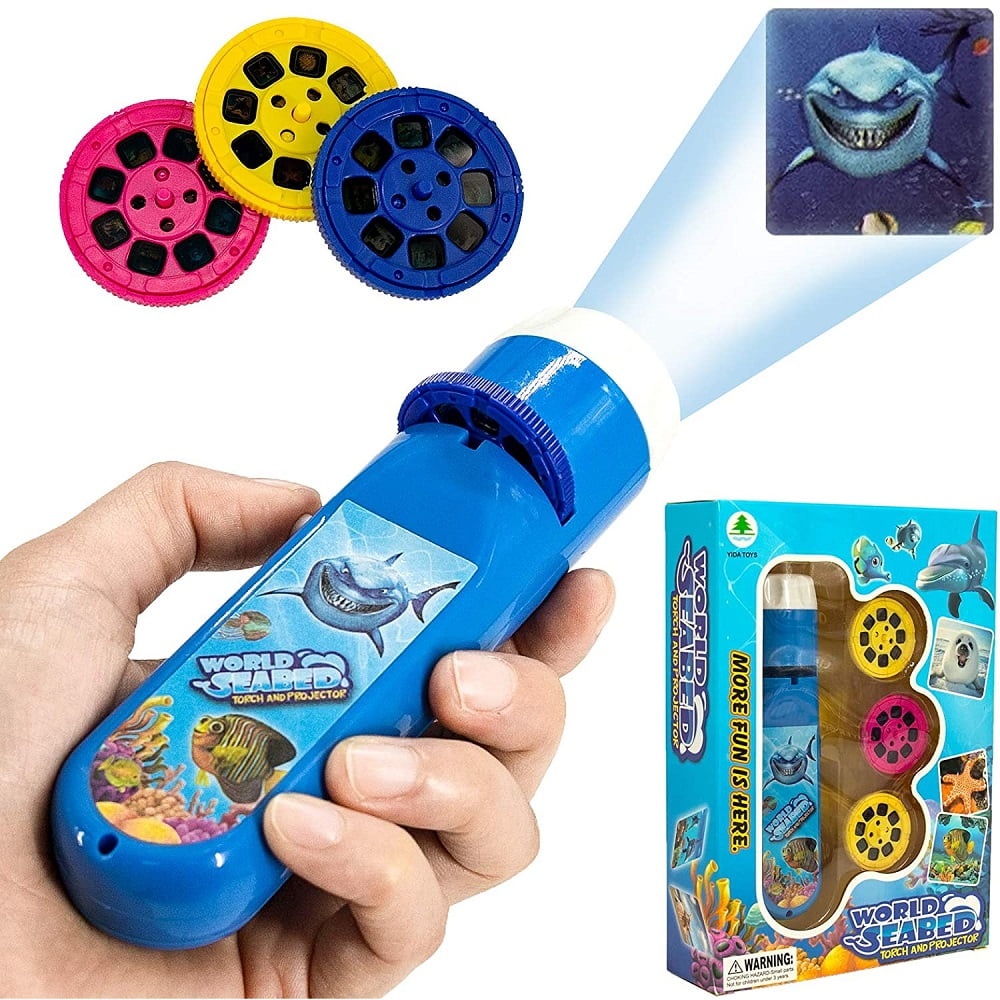 Torch Projector Projection Lighting Story Torches Light Toy Slide Lamp ...