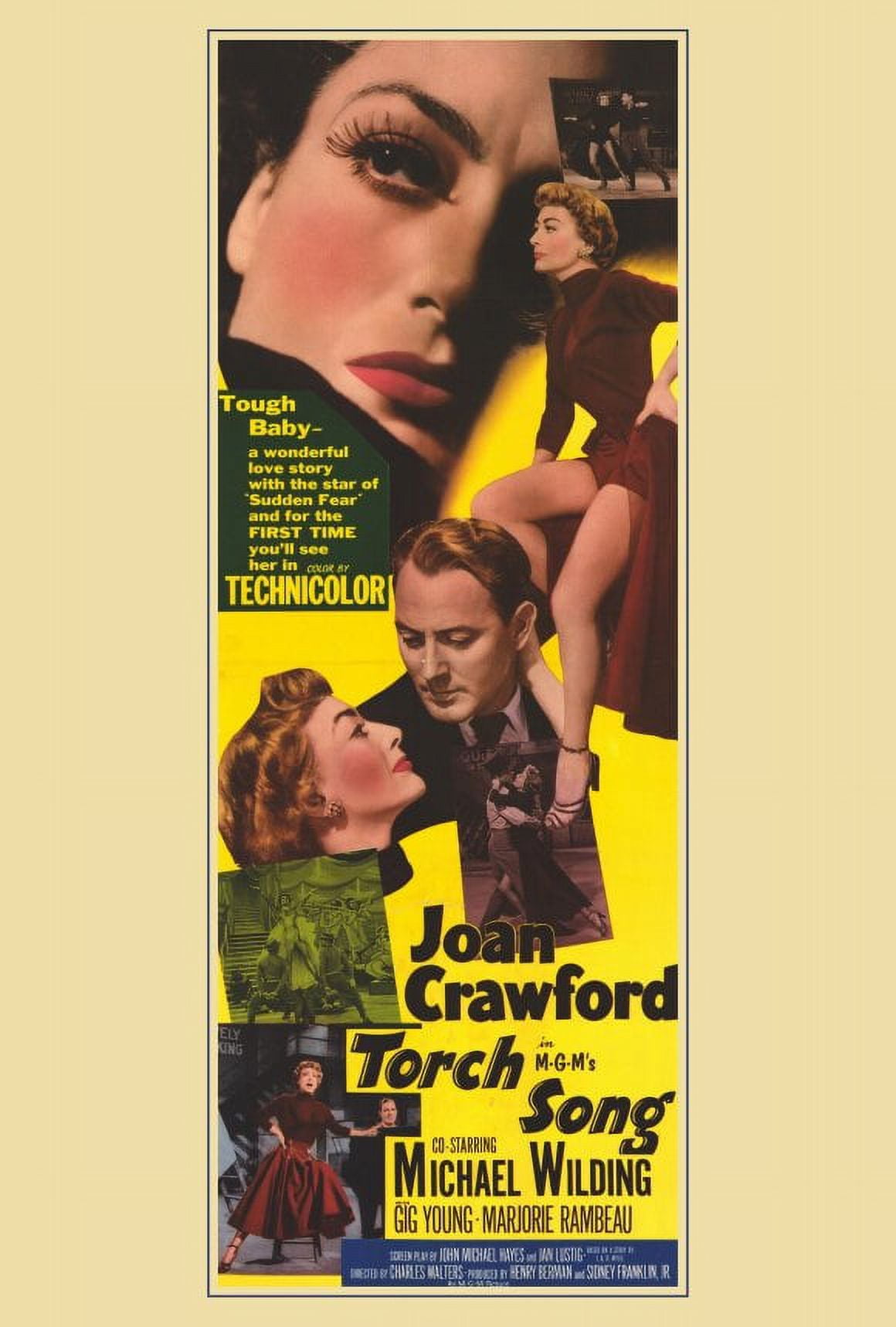Torch Song - movie POSTER (Style A) (27" x 40") (1949) - Walmart.com