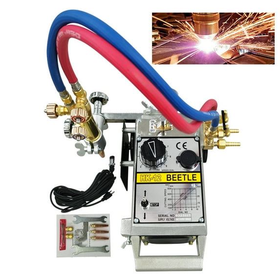 Torch Track Burner Gas Flame Cutting Machine Semi-automatic Contains ...