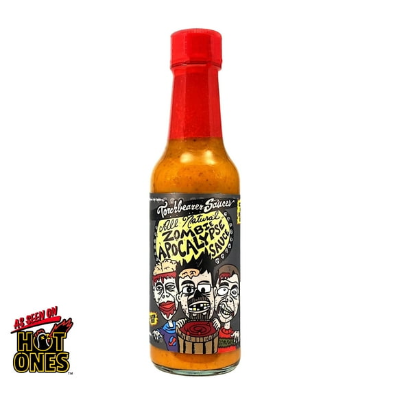 TorchBearer Sauces Zombie Apocalypse Ghost Chili Hot Sauce, Bhut ...