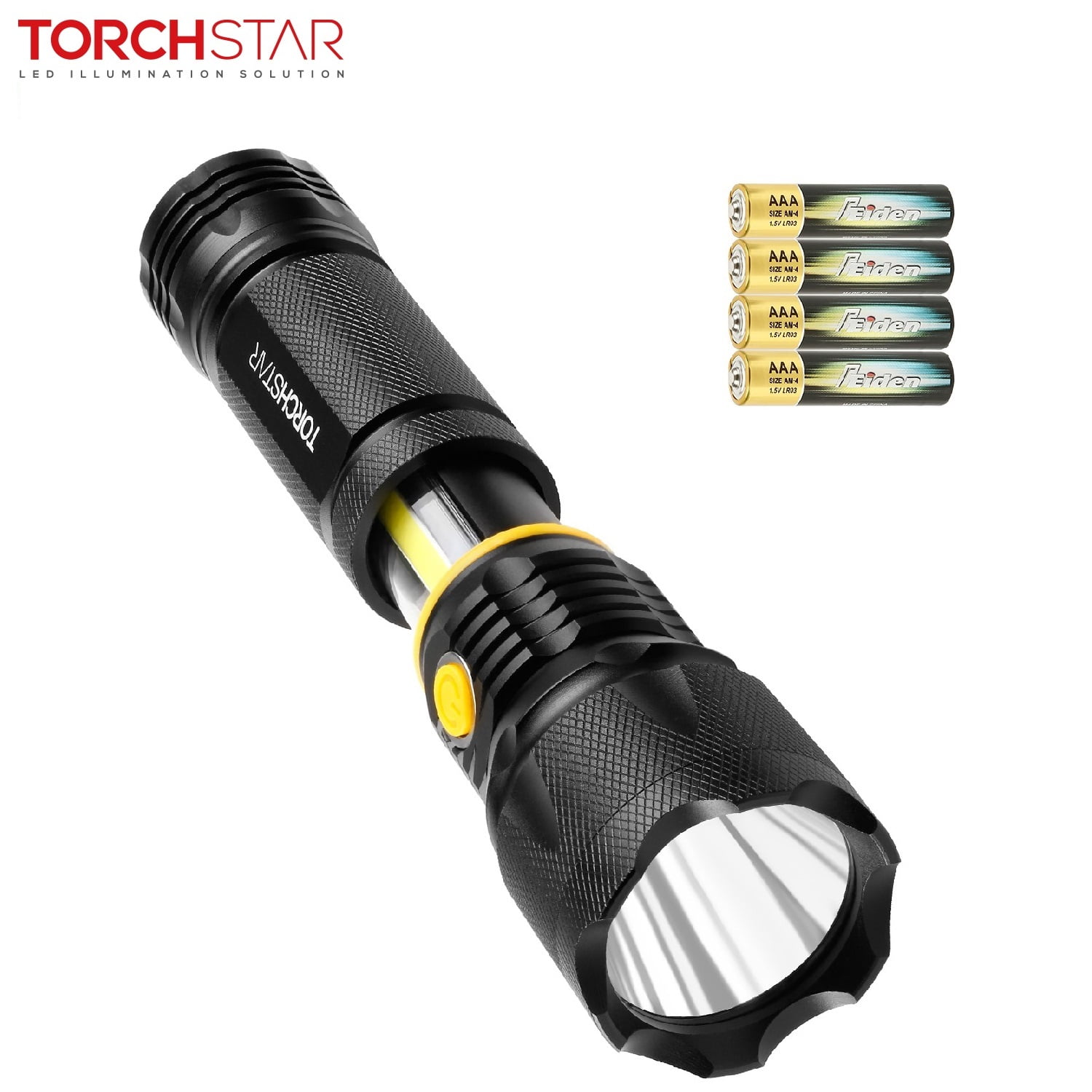 TorchStar LED 300 Lumens Flashlight - Walmart.com