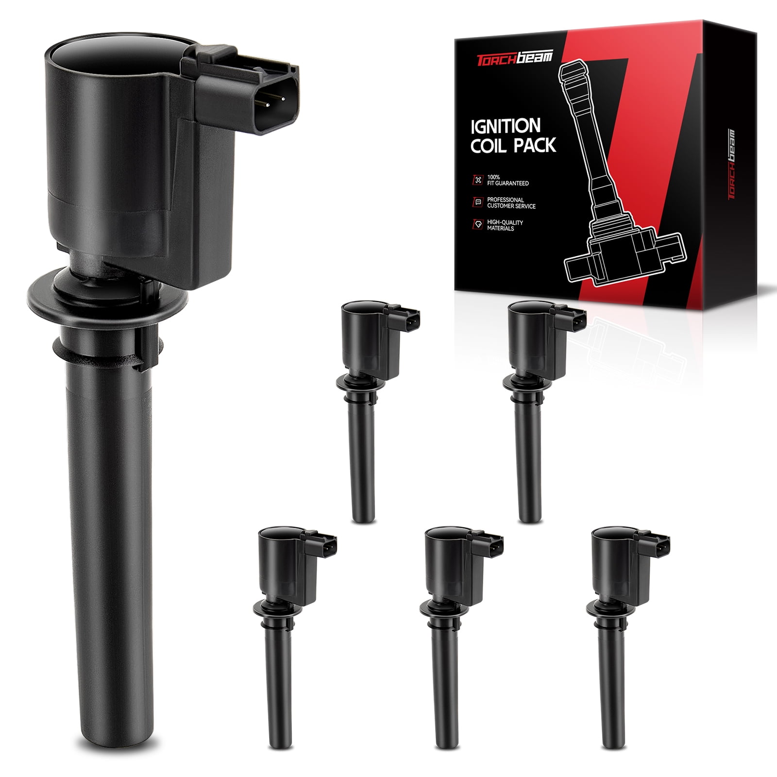 Torchbeam 6 Packs Ignition Coil UF406 Fit for Ford Mazda Mercury Escape Freestyle Taurus Tribute ...