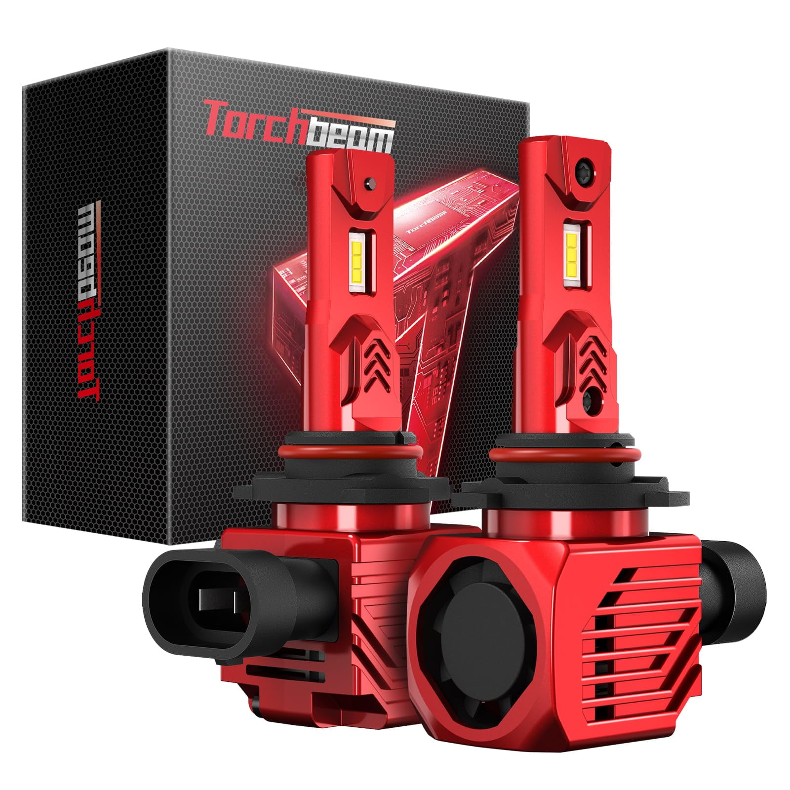 Torchbeam 9005 HB3 LED CM31 Fog Light Bulbs 20000 Lumens, 100W 600% ...