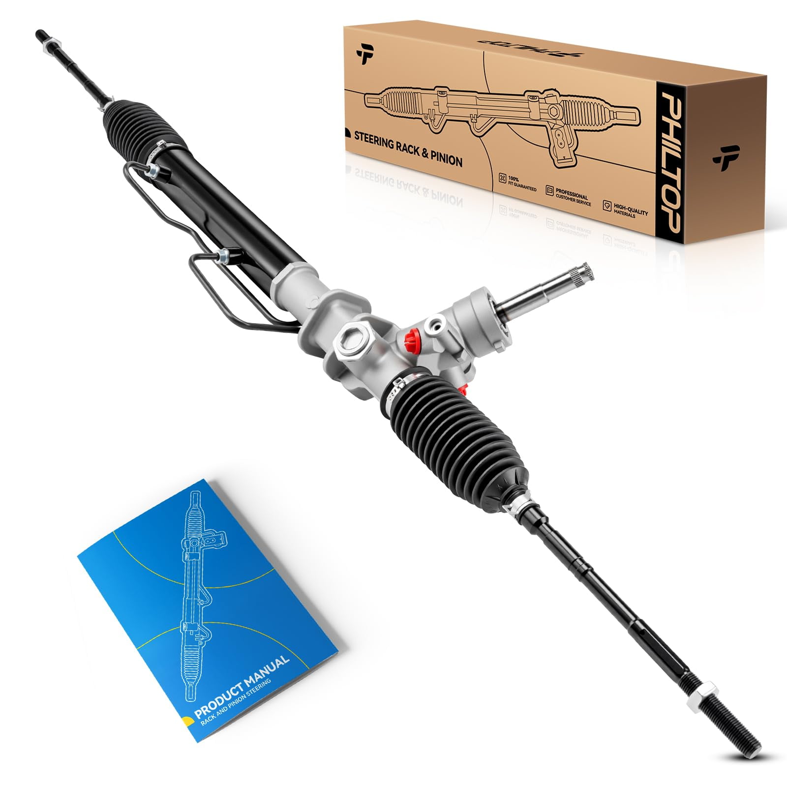 Torchbeam Hydraulic Power Steering Rack and Pinion Fit for 2005 2006 ...