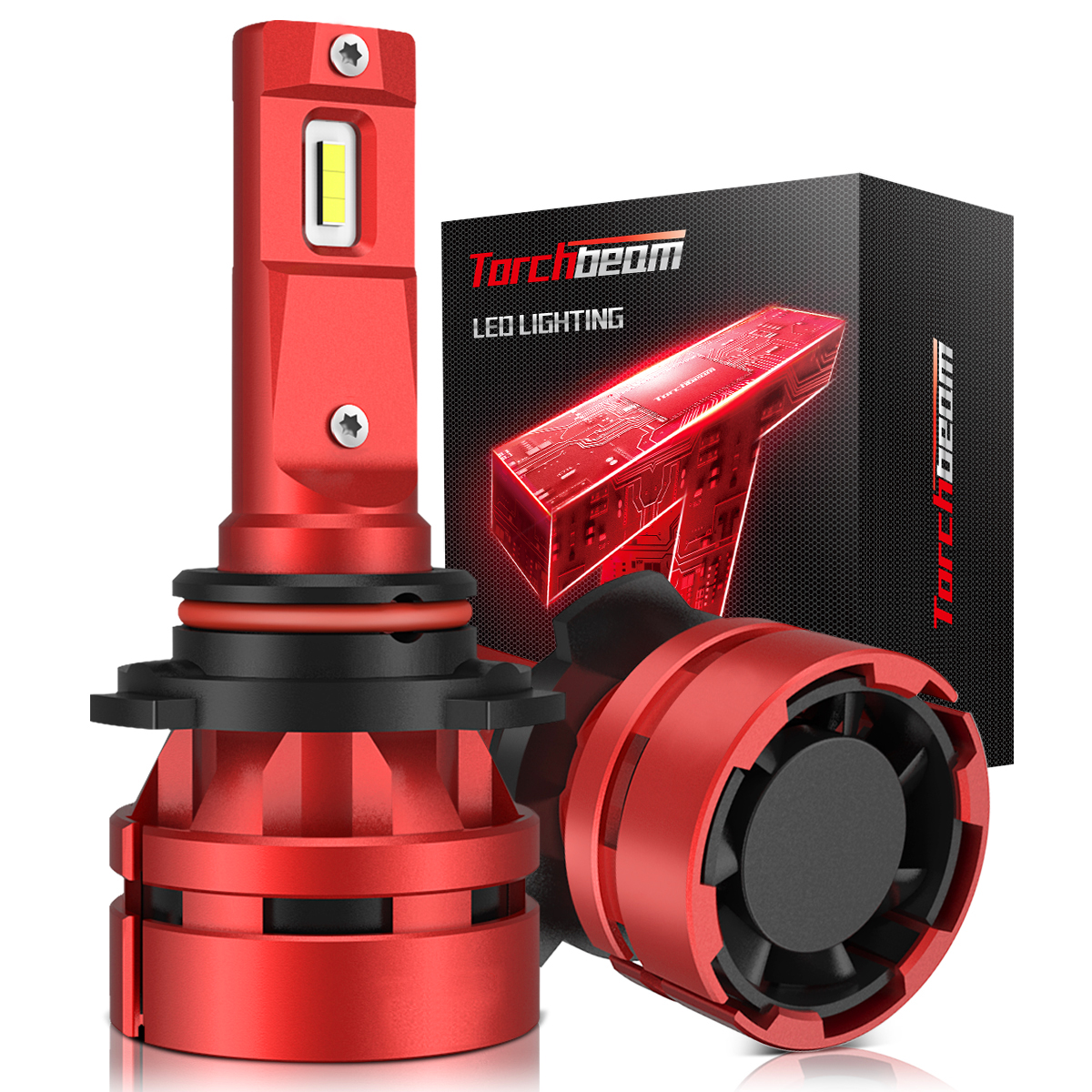 Torchbeam T2 9006 Off Road Bulbs Kit, 16000 Lumens 400% Brightness, 60W ...