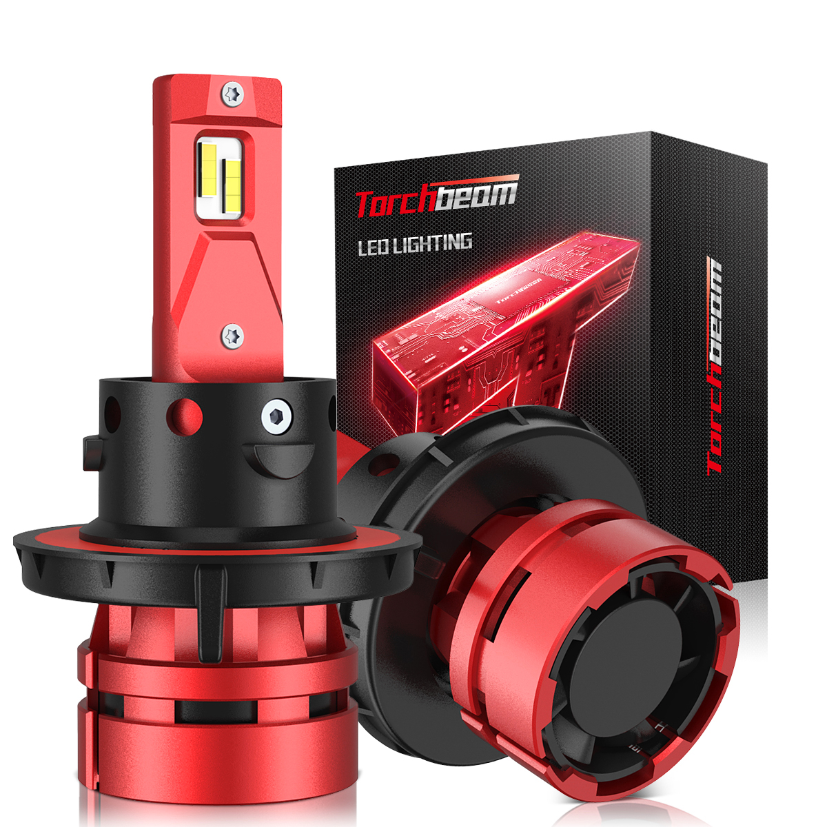 Torchbeam T2 H13 Off Road Bulbs Kit, 16000 Lumens 400% Brightness, 60W ...