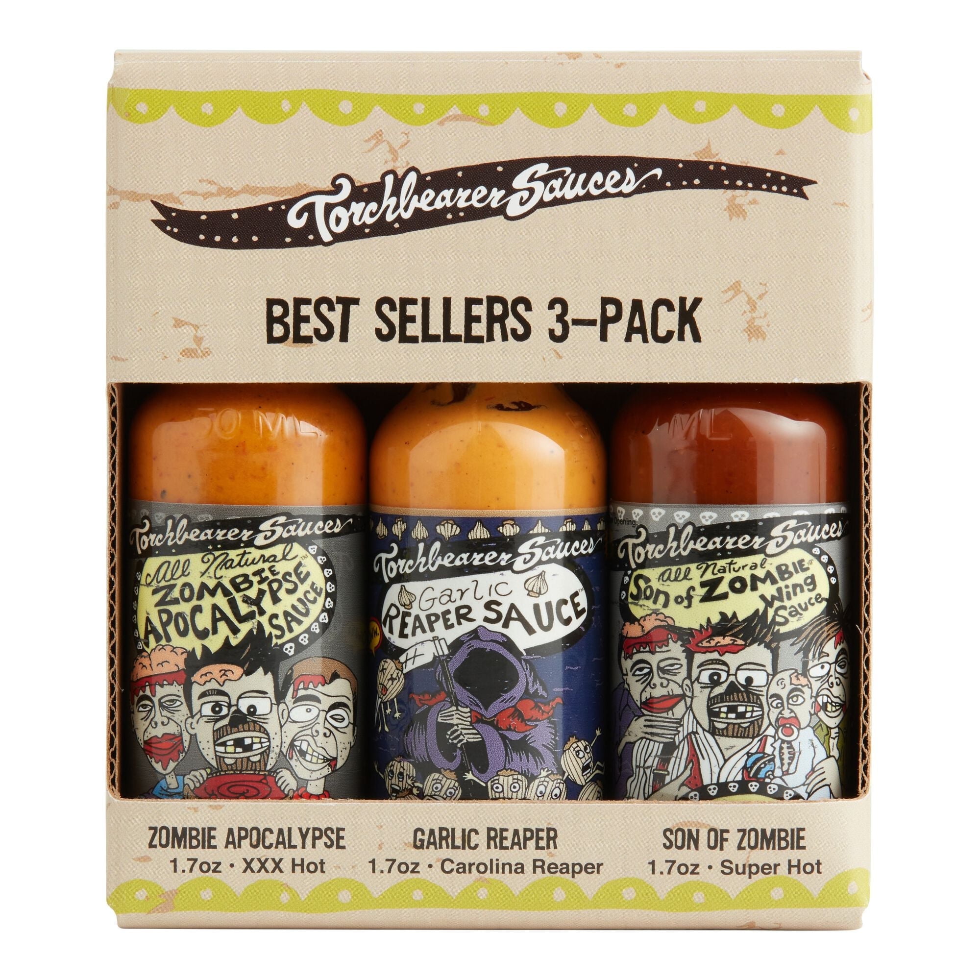 Torchbearer Bestsellers Mini Hot Sauce Gift Set - Walmart.com