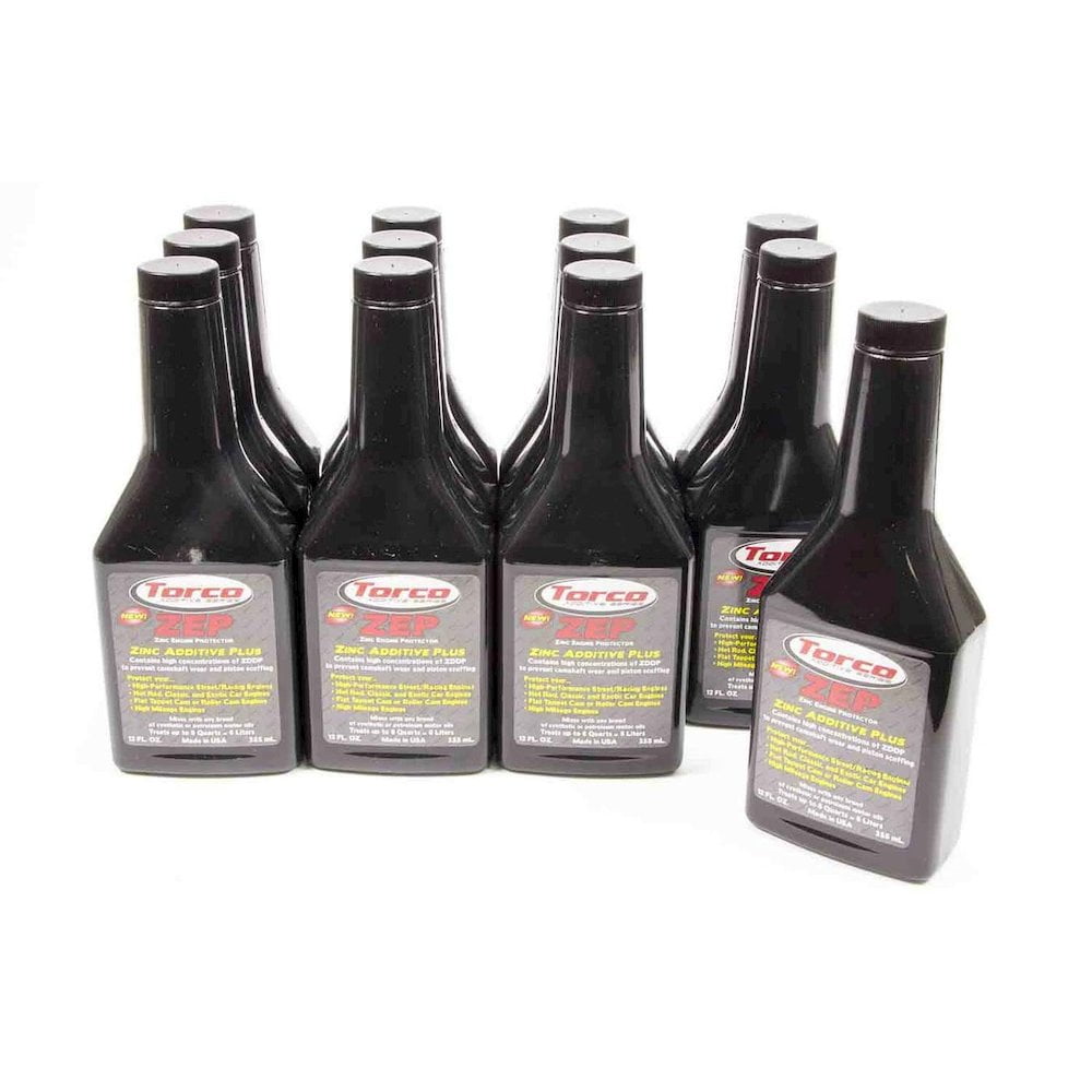 Torco ZEP Oil Additive w/ Zinc Case/12-12oz Bottle - Walmart.com