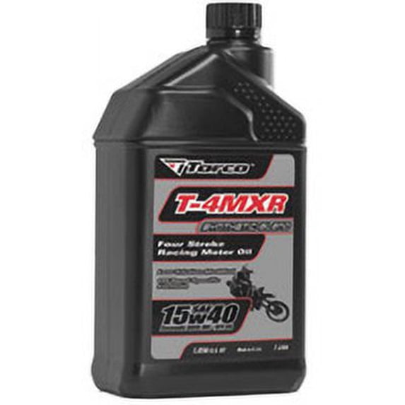 Torco T671544CE; T-4Mxr 4-Stroke Racing Oil 15W -40 Liter - Walmart.com