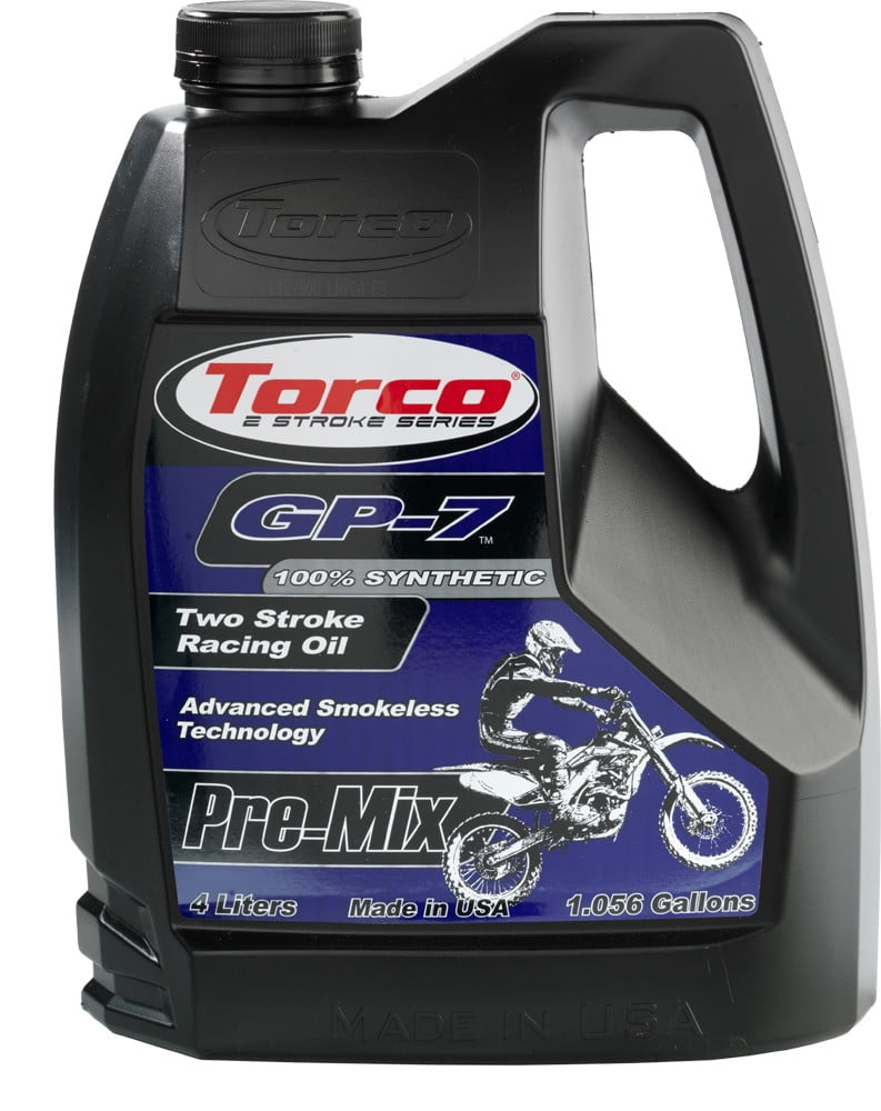 Torco T930077SE GP-7 2-Stroke Motorcycle Racing Pre-Mix Oil - 4 Liters ...